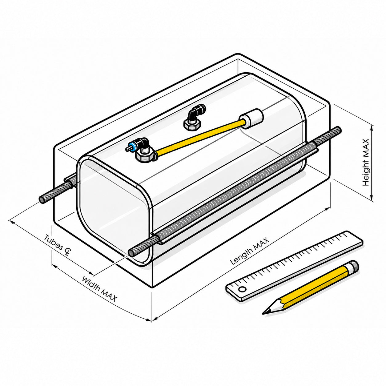 Custom Tank Configurator – Custom Solutions for UAVs – Fuel Bladder Factory